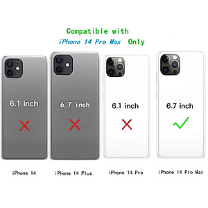 Jaorty for iPhone 14 Pro Max Phone Wallet Case for Women with Credit Card Holder,for iPhone 14 Pro Max Crossbody Case with Strap Lanyard, Zipper Pocket PU Leather Cases,6.7 Inch,Burgundy