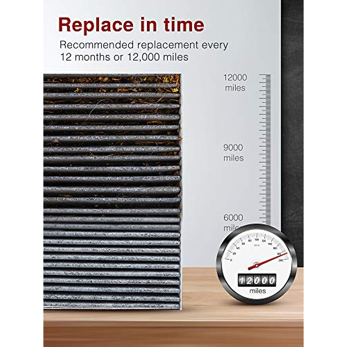 Puroma Cabin Air Filter with Activated Carbon, Replacement for CP157, CF12157, Select Lexus and Toyota Vehicles