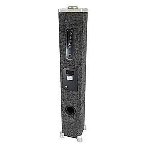 Rockville (1 ONE-Tower All-in-One Tower Bluetooth Speaker System+HDMI/Optical/RCA Bundle with (1) Mini WiFi Music Player Wireless Audio Streaming Multiroom Stereo Receiver (2 Items)