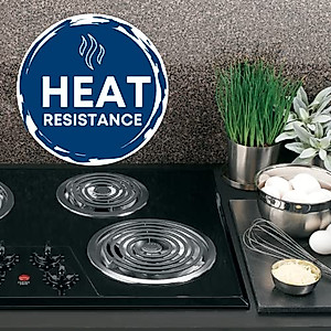 GE GE68C Genuine OEM 6" and 8" Drip Pan Kit (Chrome) for GE Electric Range or Stoves