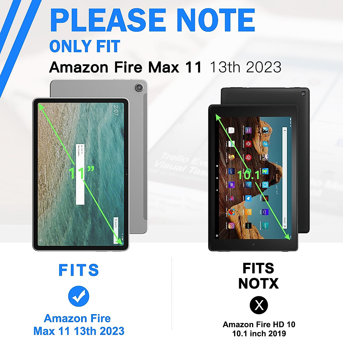 BRAECN Fire Max 11 13th Generation Case 2023, with 360° Rotating Hand Strap and Kickstand &Pencil Holder,Shoulder Strap,Keyboard Adsorption Interface for Amazon Fire Max 11 -Black