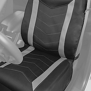 Motor Trend SpillGuard Car Seat Covers Full Set Waterproof – Neoprene Seat Protectors with Split Rear Bench, for Auto Truck Van and SUV