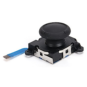 Joystick Button Module, Easy to Install Portable Lightweight Thumb Stick Comfortable for Switch Lite Controller(Black)