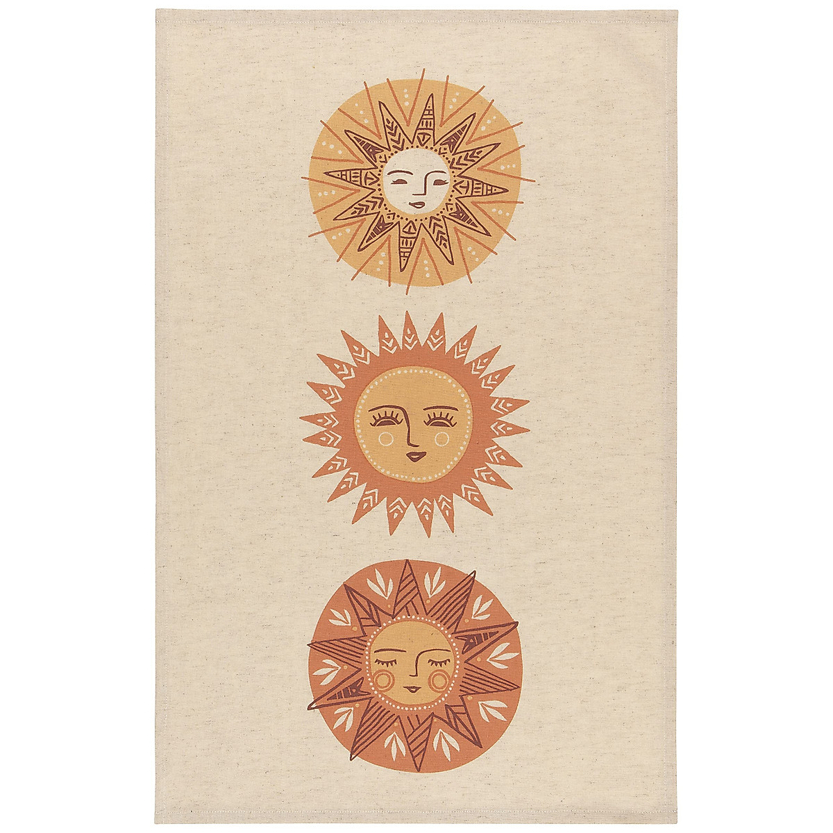 Danica Studio Soleil Cotton Linen Blend Kitchen Towel 18 x 28 inches, Set of 2