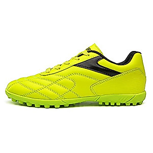 LEADER SHOW Women's Performance Turf Soccer Shoe Outdoor Athletic Football Cleats Shoes (8.5, Green)