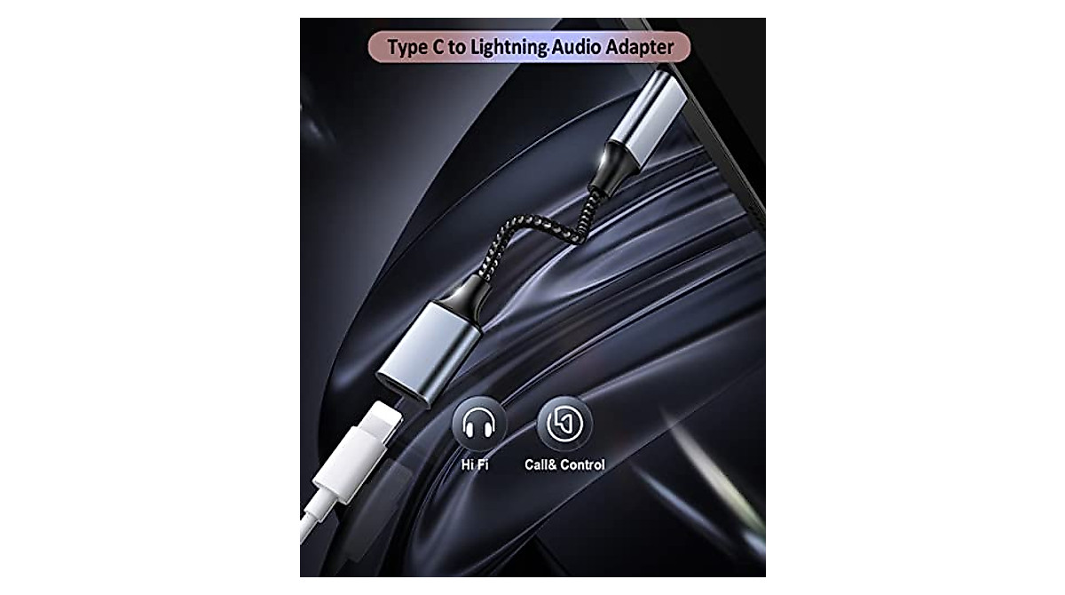 USB C to Lightning Audio Adapter | High-Quality Sound for USB-C Devices
