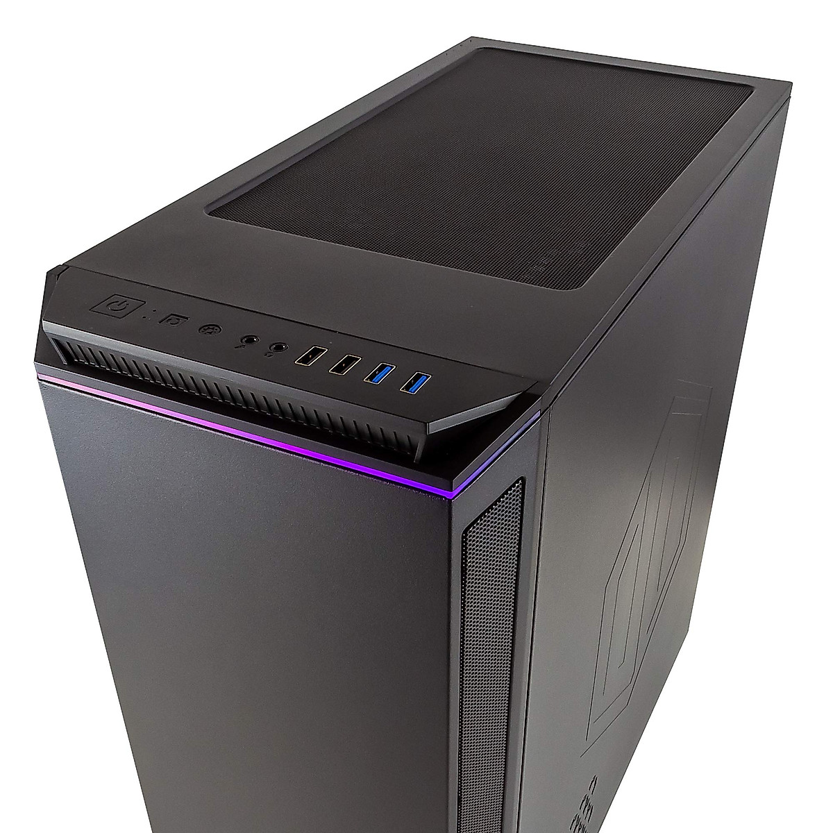 Periphio Phantom RGB Gaming Computer, Intel Quad-Core i7 3.3GHz, GeForce GTX 1650 GPU (4GB), 16GB RAM, 500GB SSD + 1TB HDD, Windows 10 Gaming PC, WiFi (Renewed)