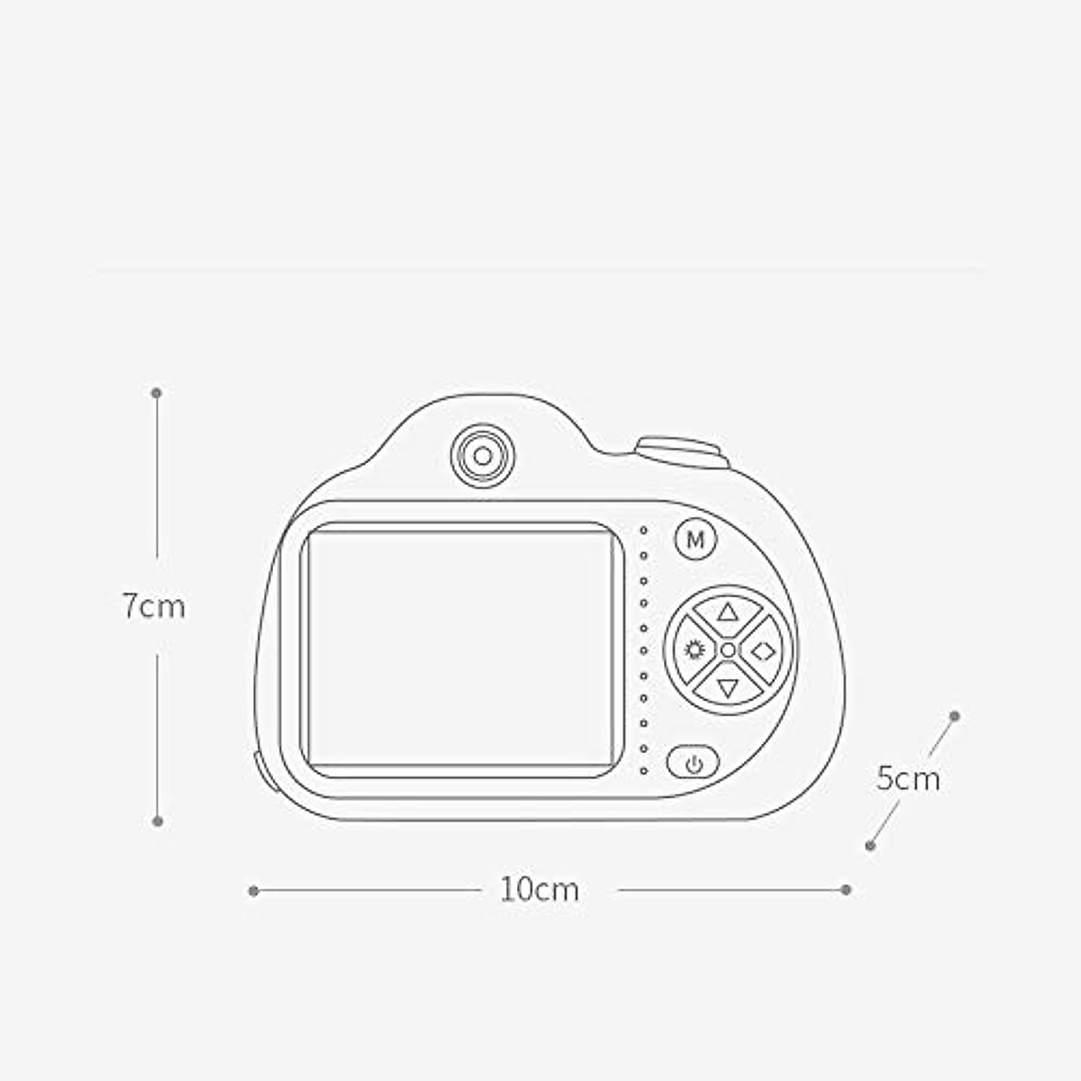 LKYBOA Children Can Take Pictures of Digital Cameras Small Students Portable Mini SLR Children's Day Gifts (Color : C)