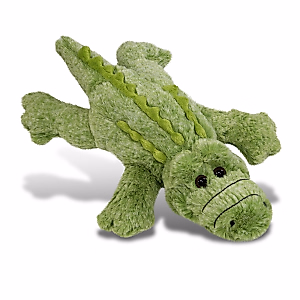 DolliBu Alligator Plush - Super Soft Stuffed Animal Alligator Toy, Cute Wild Life Green Plush Alligator, Adorable Huggers Plush Alligator Stuffed Toy for Baby, Kids, and Adults - 11.5 Inches