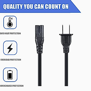 CJP-Geek 5ft AC Power Cord Cable Plug Replacement for Bose SoundTouch Sound Touch 30 354441-1200 Digital Media Streamer