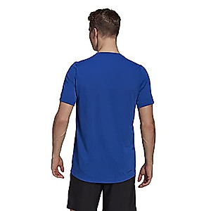 adidas mens FR Tee Team Royal Blue/Black Medium