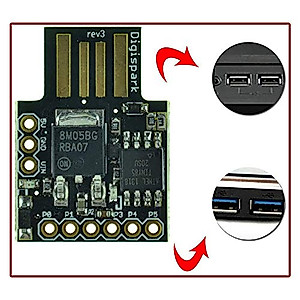 WSDMAVIS 2 Pcs General Digispark Kickstarter ATTINY85 Micro USB Development Board for Arduino