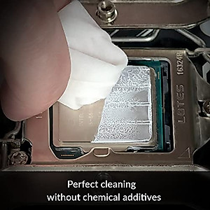 ARCTIC MX Cleaner (40 pieces) - Cleaning wipes for removing thermal paste, 11.5 x 11.5 cm, biodegradable