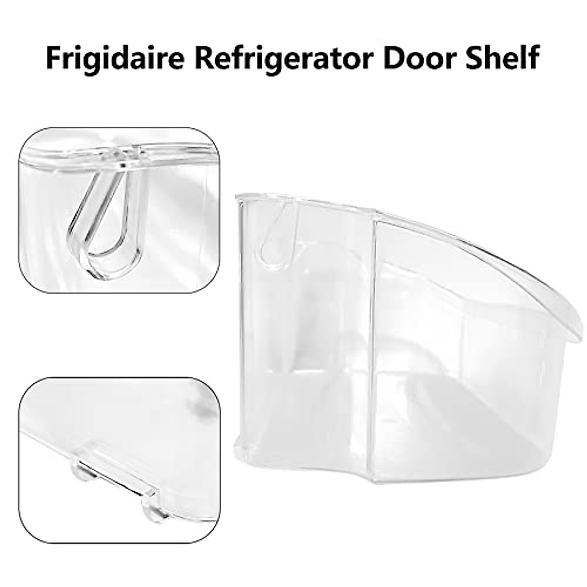 Xadnitu Upgraded 240356402 Refrigerator Door Bin Replacement for Frigidaire Refrigerator Door Shelf LFSS2612TF0 FGUS2642LF2 FGHS2631PF4A FGHS2655PF LGUS2642LF1 LFSS2612TE0 AP2549958 Door Bin (2 Pack)