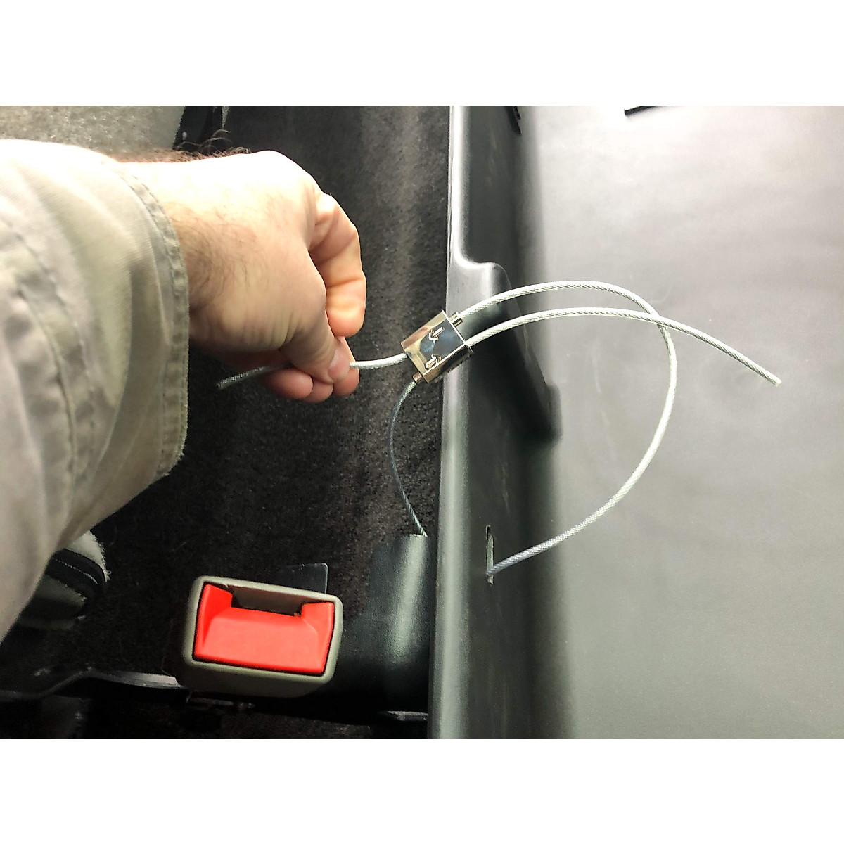 RHA Under Seat Storage 2015-2024 SuperCrew Fits Ford F-150, 2017-2024 Super Duty F-250/F-350 Crew Cab Upgraded Rear Underseat Box Black Organizer (WITHOUT OEM Floor Mounted Flip-up Storage)