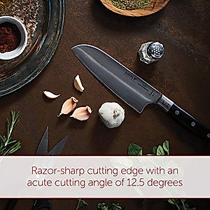 Wolf Gourmet 7 Piece Cutlery Knife Set, Hardwood Block, Forged High-Carbon Stainless Steel, Durable, Lifetime Limited Warranty (WGCU100S)