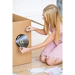 Gender Reveal Box Sticker Kit - Decorate Your Own Balloon Box - ONLY Stickers - No Box - Use with Gender Reveal Balloon - Great for Baby Shower Party or as Decorations