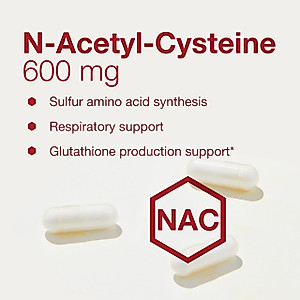 Protocol NAC with Selenium and Molybdenum - Glutathione, Brain, and Lung - 100 Veg Caps
