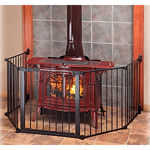 KidCo G6600 Hearth Gate Black Bundle Fits 152” (2) Items (1) G3111 and (1) G4311