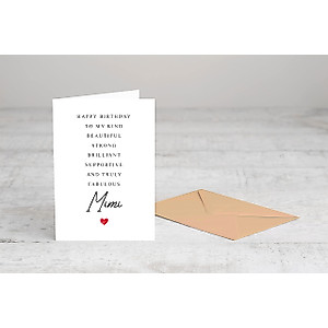 Mimi Birthday Card Poem - Amazing Mimi Gift - Birthday Card Mimi - Special Mimi Birthday Card - Birthday Card For Mimi