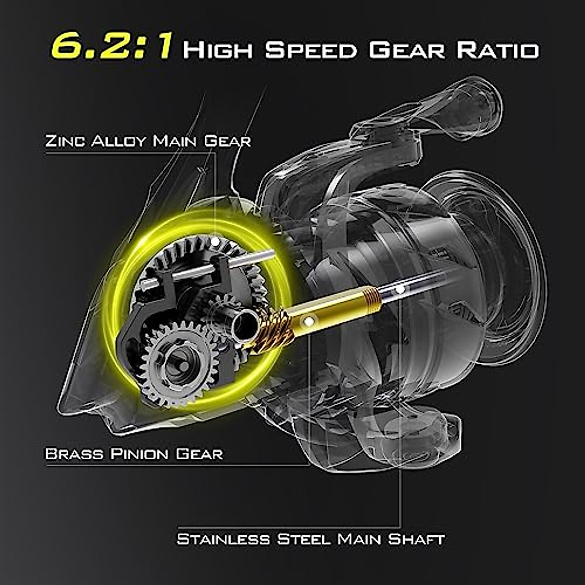 Kastking Skeet Reese Spinning Reel,Size 2000