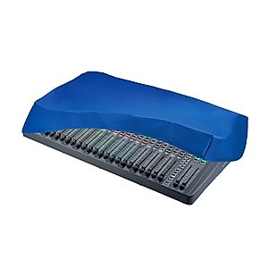 SOUNDCRAFT Si IMPACT/IMPACT 2 Audio Mixer Recording Studio Console Protective Dust Cover [Blue Nylon; Water Resistant; Antistatic; Premium Fabric] by DigitalDeckCovers