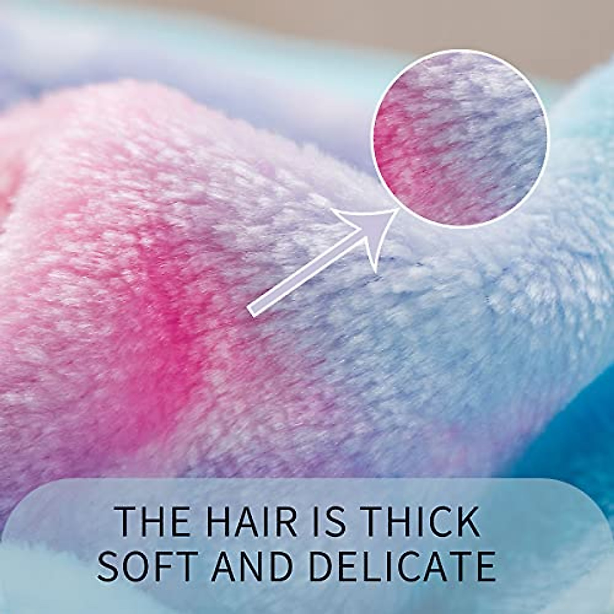 COCOPLAY W Throw Blanket for Couch (Multi-Pink, Throw（50''×60''）)