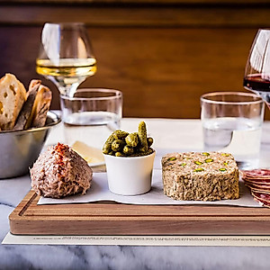 24 x 18 Inch Large Acacia Wood Cutting Board, Reversible Wooden Butcher Block Cutting Board with Juice Groove, Carving Board for Meat, Turkey, Charcuterie