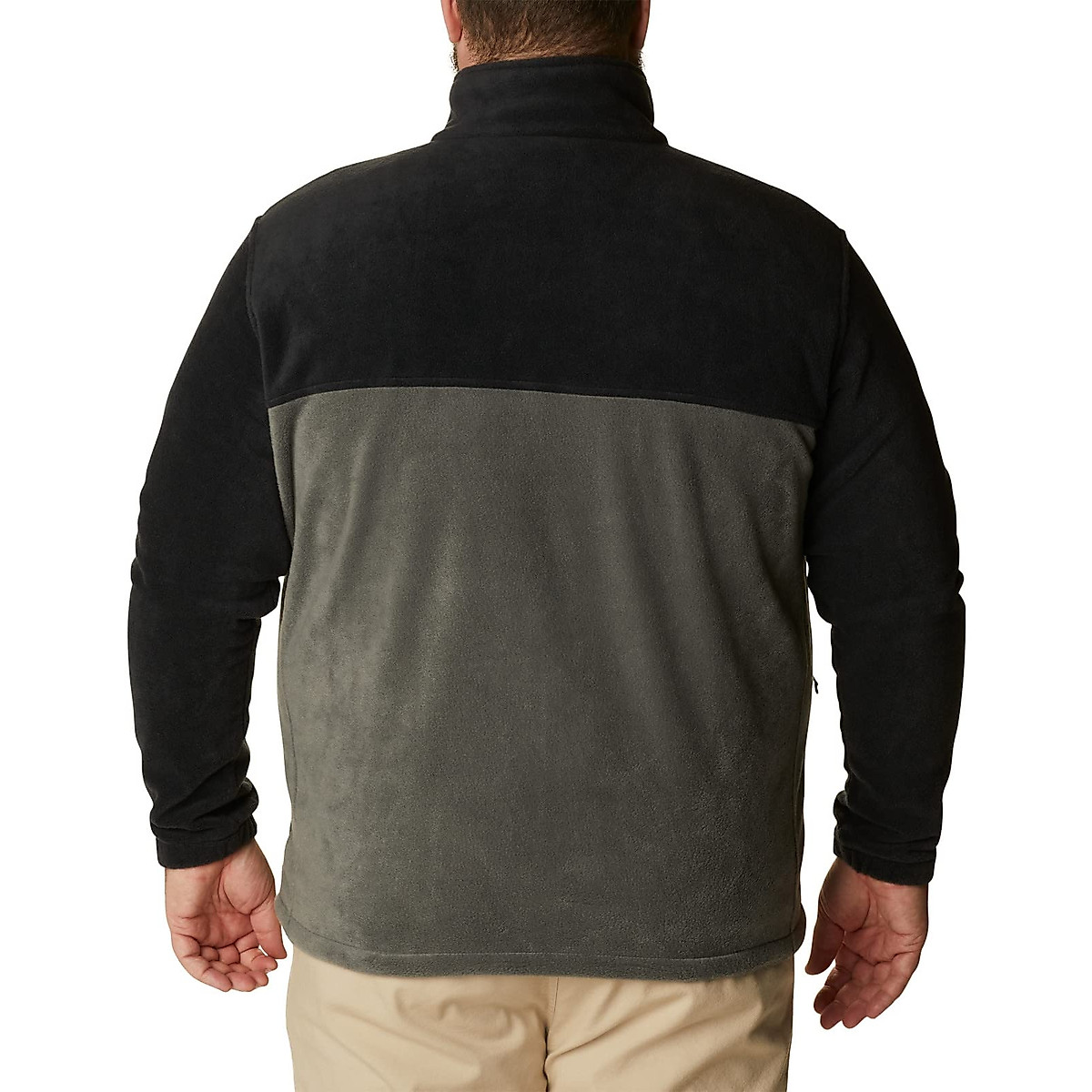 Columbia Men's Steens Mountain 2.0 Full Zip Fleece Jacket, Black/Grill, Medium