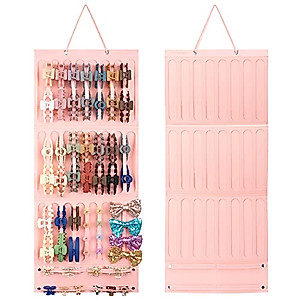 JOYMOMO Hanging Hair Claw Clips Holder Large Capacity Hair Clip Organizer Storage Display for Wall,Door,Closet（Without Claw Clips）
