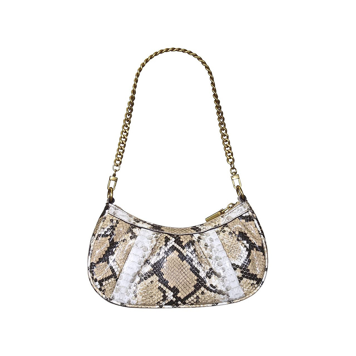 GUESS Mariana Top Zip Shoulder Bag Natural Python One Size