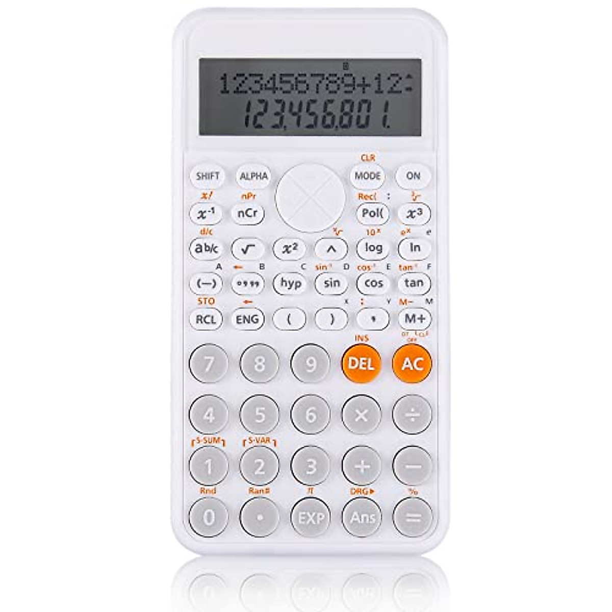 EooCoo 2-Line Standard Scientific Calculator, Cute Desk Accessories, Portable and Cute School Office Supplies, Suitable for Primary School to College Student Use