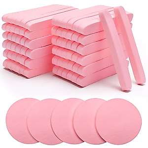 120 Pcs Facial Sponge Compressed, Luxiv Face Cleansing Sponge Estheticians Compressed Makeup Facial Sponge Round Wash Face Sponges for Women Compress Exfoliating Removal Sponge