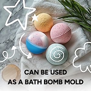 Capsule Vending Machine Translucent Round Capsules Empty 10 pcs 4.7 inch - Gumball Machine Capsules Easter Basket Stuffers Birthday Gifts - Pinata Stuffers DIY Craft Supplies Claw Machine Refills