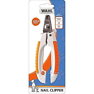 WAHL Pet Nail Clipper for Cutting Dog, Cat, & Animal Claws with Razor Sharp Stainless Steel Blades & Protective Safety Guard Locks for Safe Claw Care – Model 858448