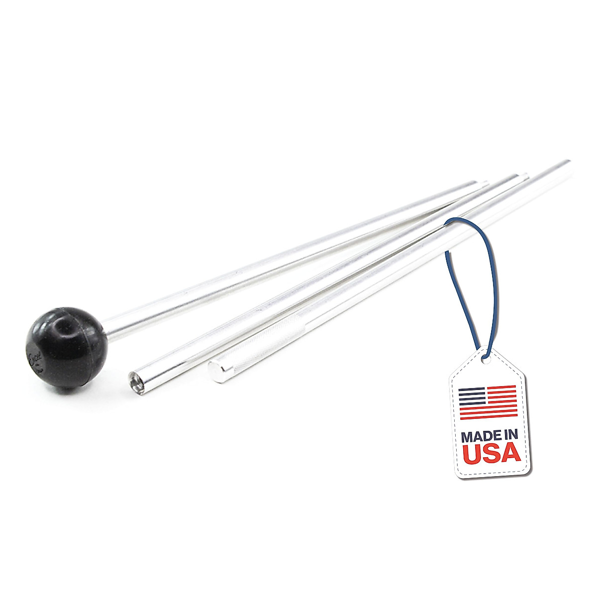 Excel Blades Aluminum Mahl Stick for Painting, Painter Hand Rest, 30 inches, Artist and Painter Tools and Accessories, 3 Sections with Rubber End Rest