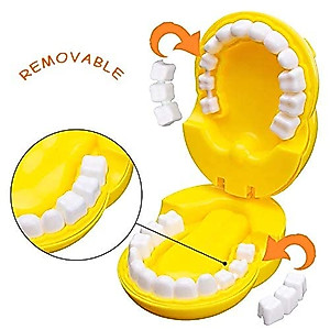 Early Education Brushing Toys, Children Role Play Toys Cute Giraffe Early Education Cartoon Tooth Brushing Toys Model Teaching Children Brushing Model for Kindergarten Kids Children