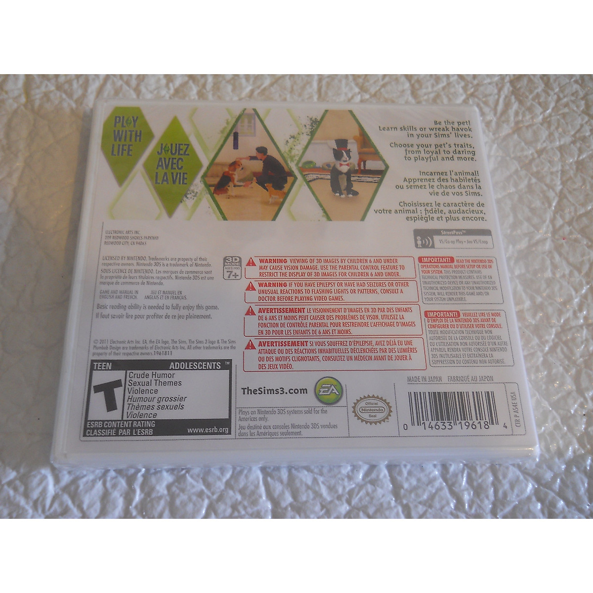 The Sims 3: Pets - Nintendo 3DS