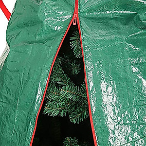 Sattiyrch Upright Christmas Tree Storage Bag – Tear Proof Material for Extra Durability – Holds up to 9 Foot Assembled Trees