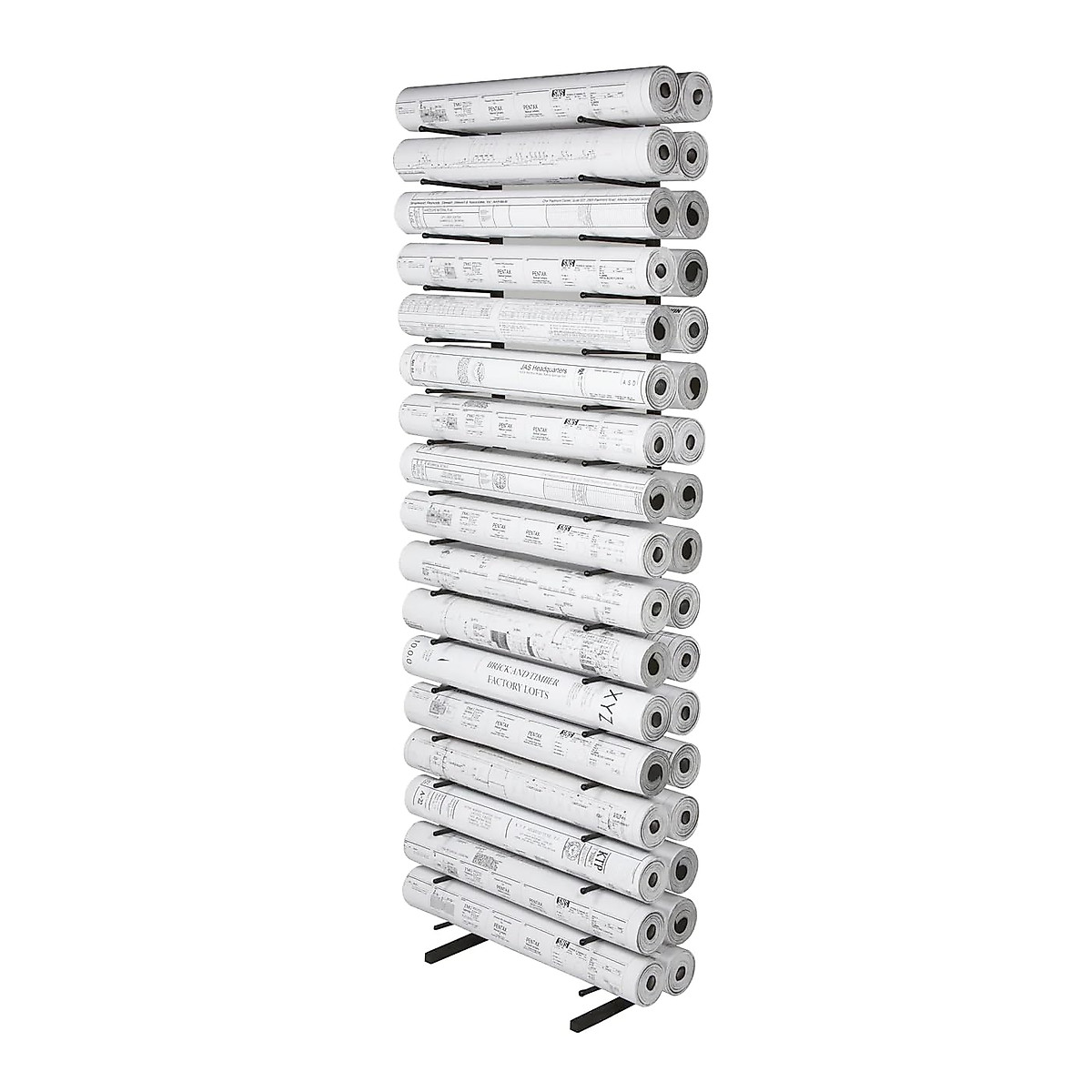 Brookside Design VR165 Vis-I-rack high capacity roll file blueprint storage rack
