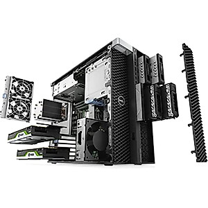 Dell Precision 7820 Workstation Desktop | Xeon Silver - 4208-1TB HDD Hard Drive - 32GB RAM - AMD Radeon PRO WX 2100 | 8 cores @ 3.2 GHz - 2GB GDDR5 Win 10 Pro Black