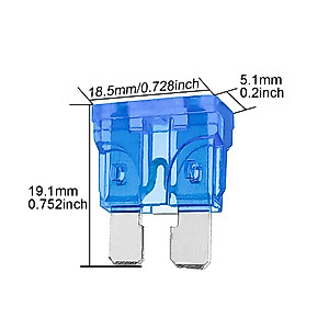 (50 Pcs) MCIGICM 15 Amp ATC Fuse Blade Style 15A Automotive Car Truck