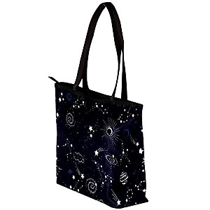 Purses for Women, Tote Bag, Handbags for Women, The Tote Bag, Abstract Planet Galaxy Milky Way pattern