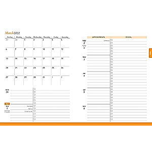 Happy Hues 2022 6 x 7.75 Inch Weekly Desk Planner by Plato, Fashion Designer Stationery