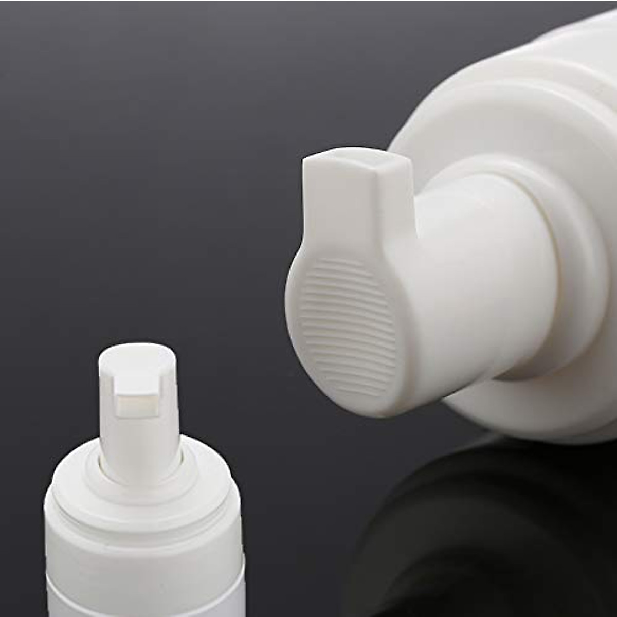 2Pcs 4 Ounce Plastic Foamer Pump Dispenser Foaming Mousse Bottles Empty Storage Container for Cosmetic Facial Cleanser Liquid Skin Care Products Hand