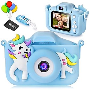 ARNSSIEN Kids Camera Toys for 3-12 Year Old Boys/Girls,Portable Selfie Camera for Kids,HD Digital Video Cameras for Toddler,Chritmas Birthday Festival Gifts for Kids