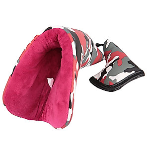 Golf Builder Red Camouflage Golf Club Blade Putter Head Cover Camou Putter Cover