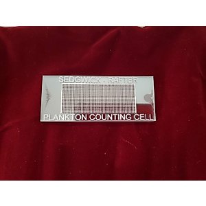 Gridded Acrylic Sedgewick-Rafter Counting Cell with Case