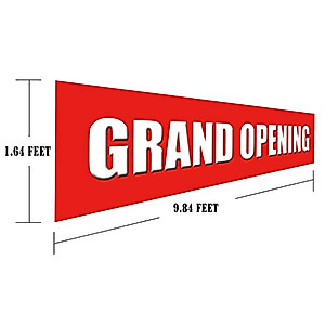 Grand Opening Banner, Store Restaurant Grocery Shop Advertising Business Start Large Sign