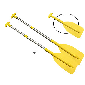 Pactrade Marine 2 of Marine Kayak Canoe Raft Jet Ski Yellow Telescopic Aluminum Oar Paddle